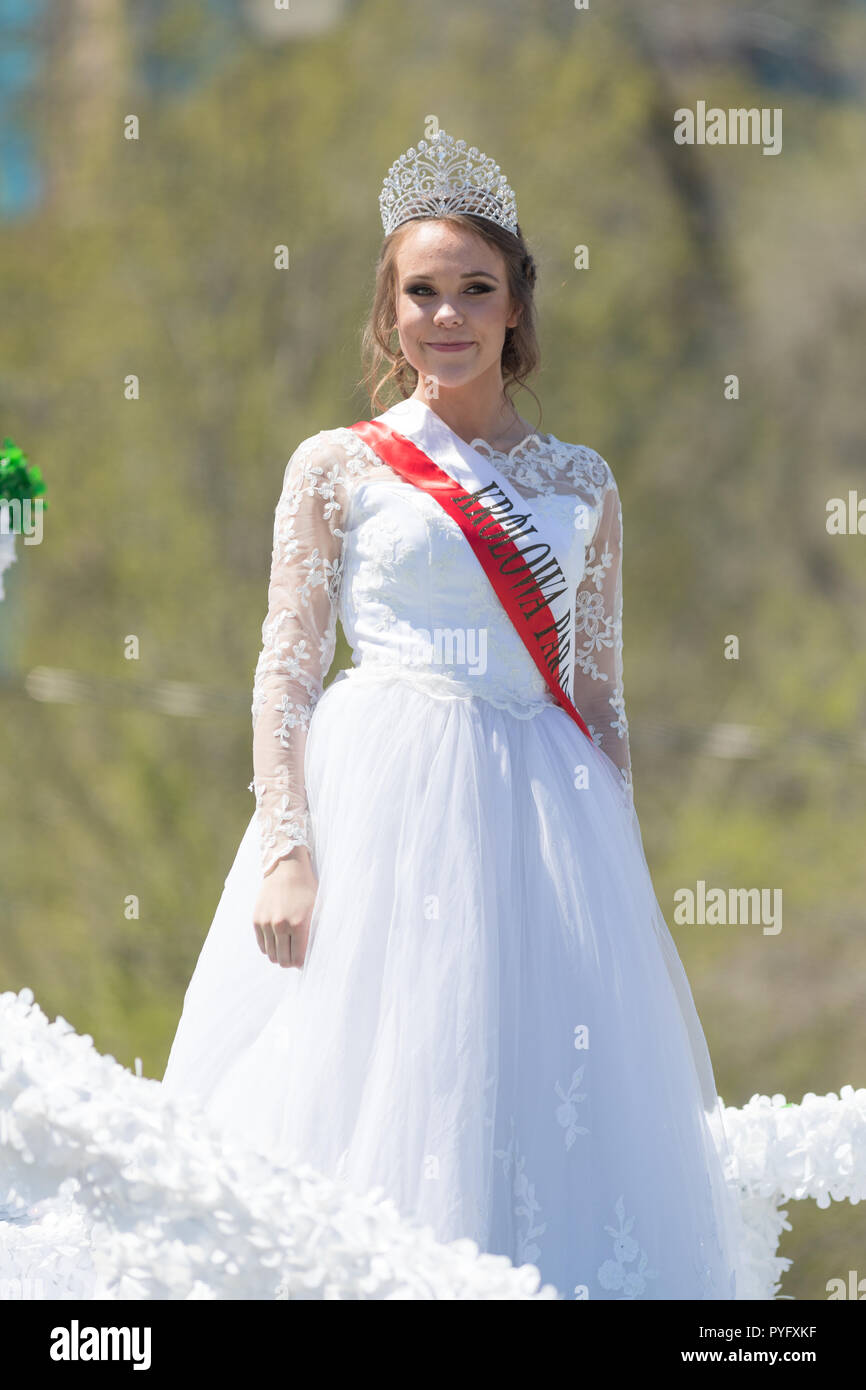 Chicago, Illinois, USA - May 5, 2018: The Polish Constitution Day ...