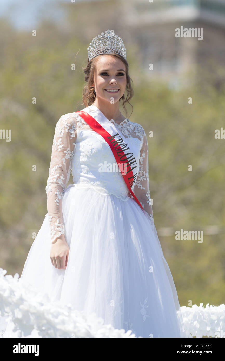 Chicago, Illinois, USA - May 5, 2018: The Polish Constitution Day ...