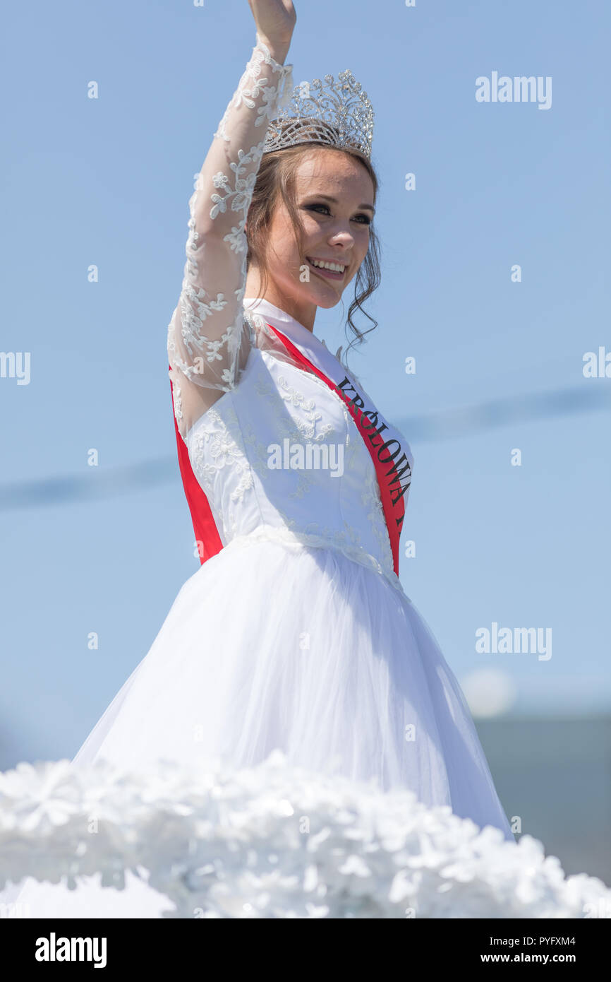 Chicago, Illinois, USA - May 5, 2018: The Polish Constitution Day ...