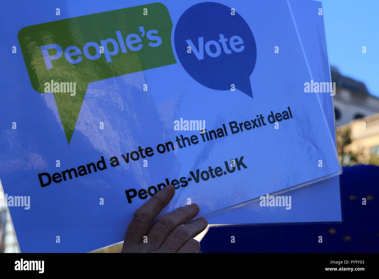 Voting placard hi-res stock photography and images - Alamy