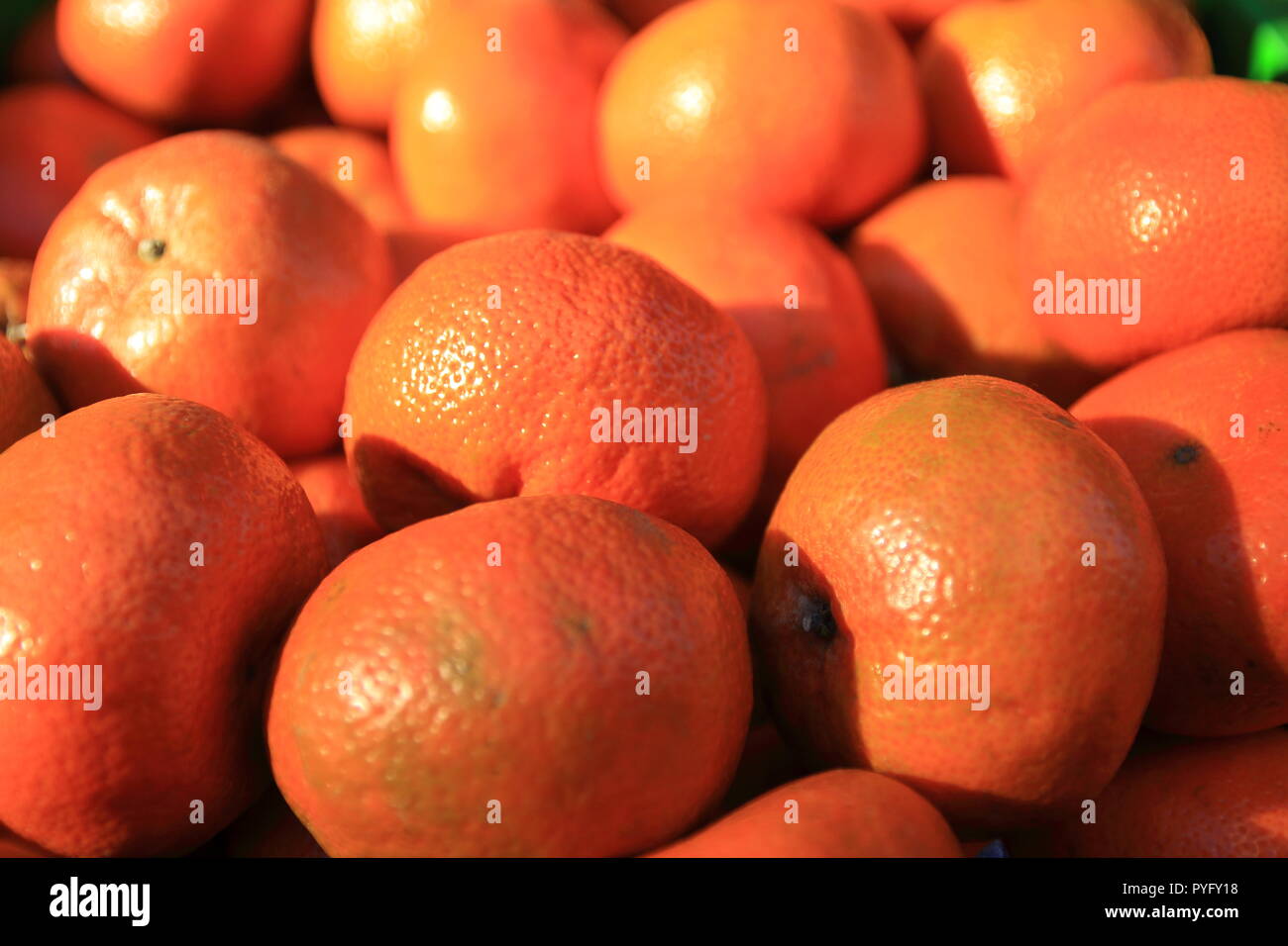 Fresh orange tangerine background texture Stock Photo - Alamy