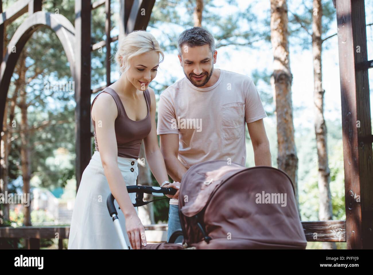 Baby and pram hi-res stock photography and images - Alamy