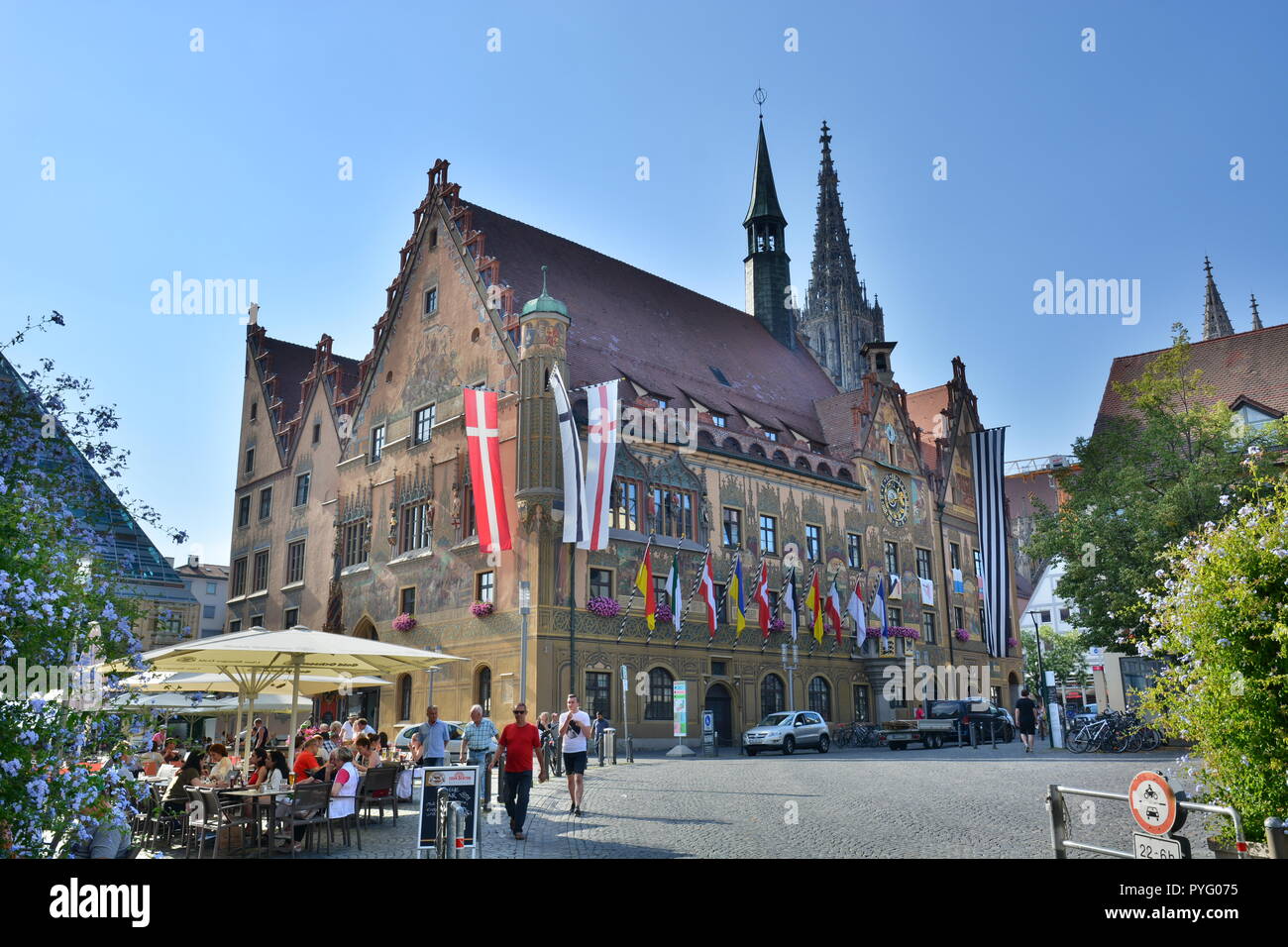 Ulm, Germany – View in the historical town of Ulm, southern Germany ...