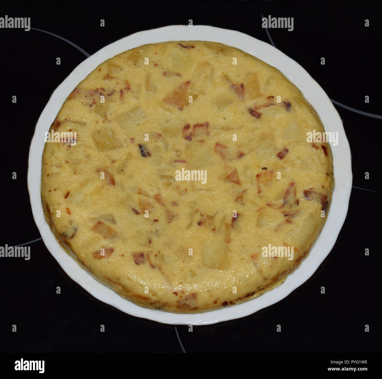 Spanish potato omelet Stock Photo - Alamy