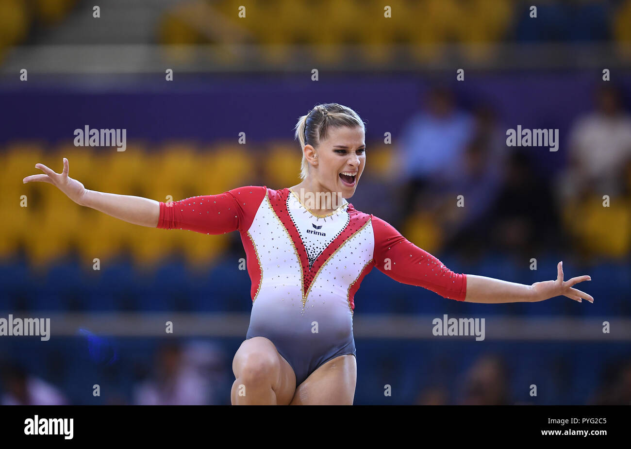 Doha, Katar. 27th Oct, 2018. Elisabeth Seitz (Germany/Stuttgart) at the ...