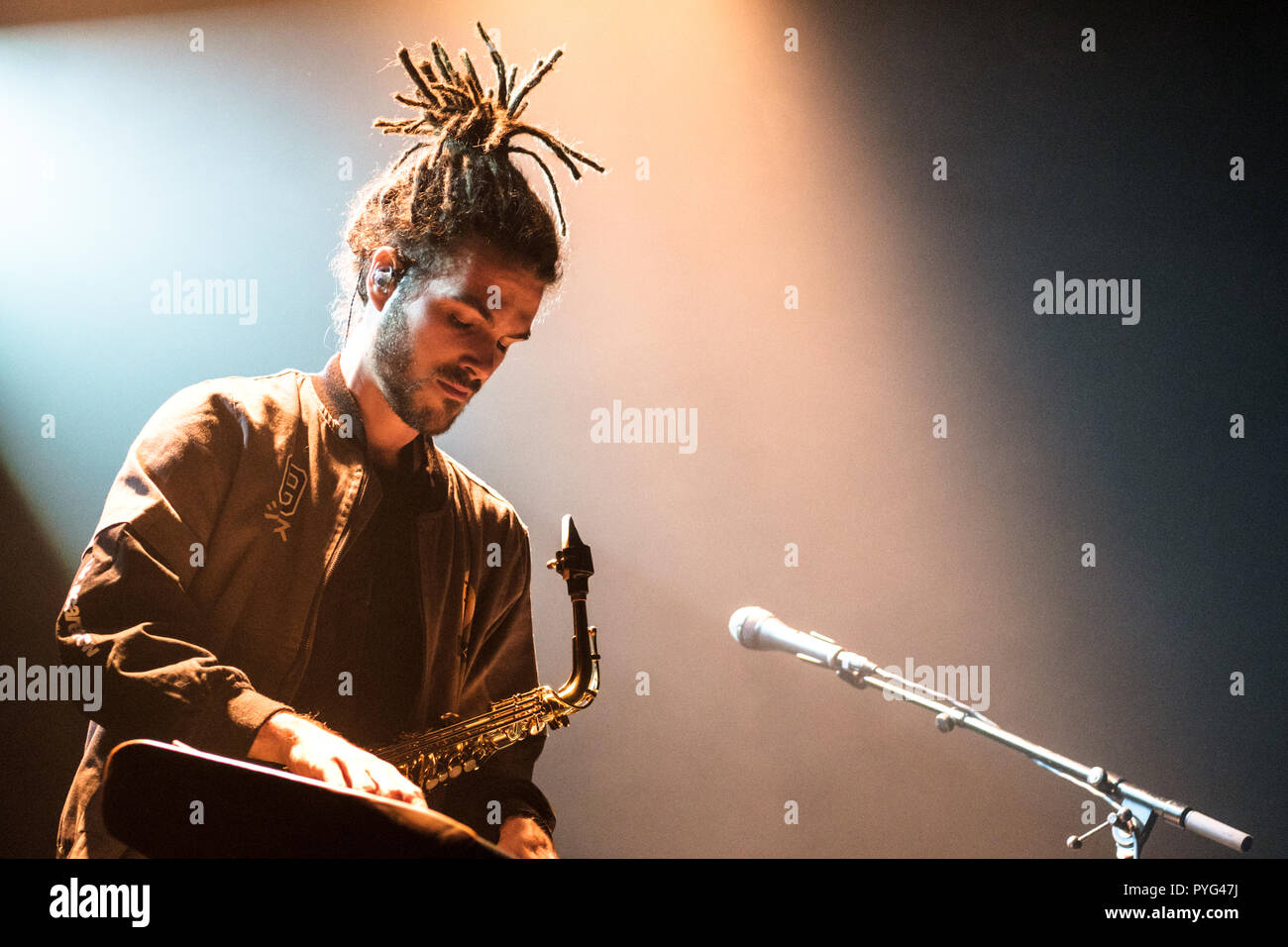 Denmark, Copenhagen - October 26, 2018. The French singer, musician and ...