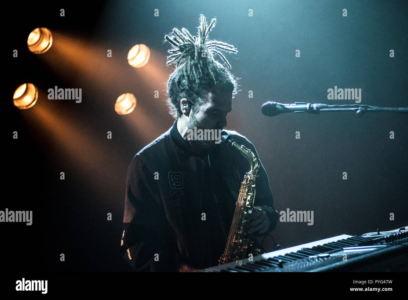 Denmark, Copenhagen - October 26, 2018. The French singer, musician and ...