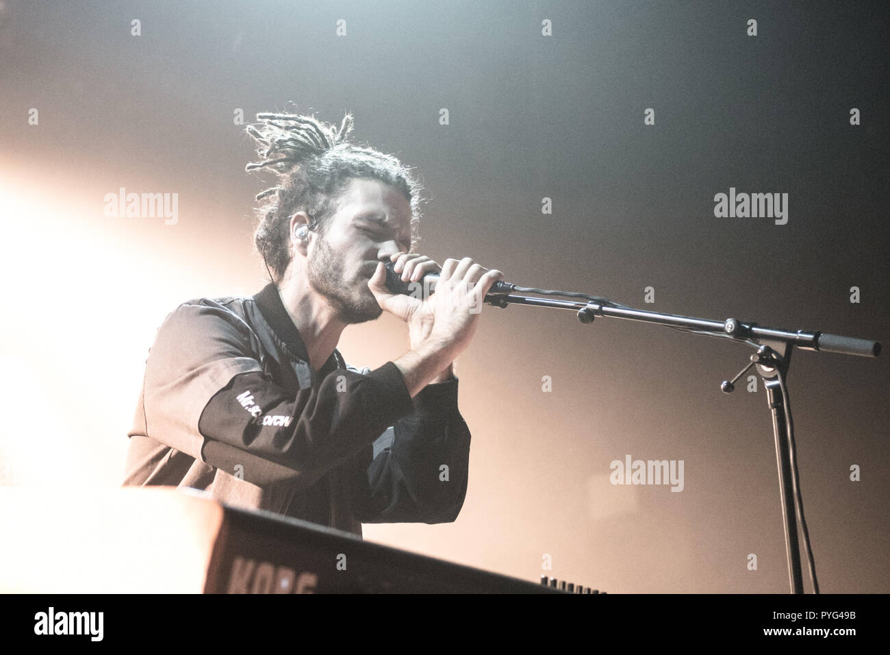 Denmark, Copenhagen - October 26, 2018. The French singer, musician and ...