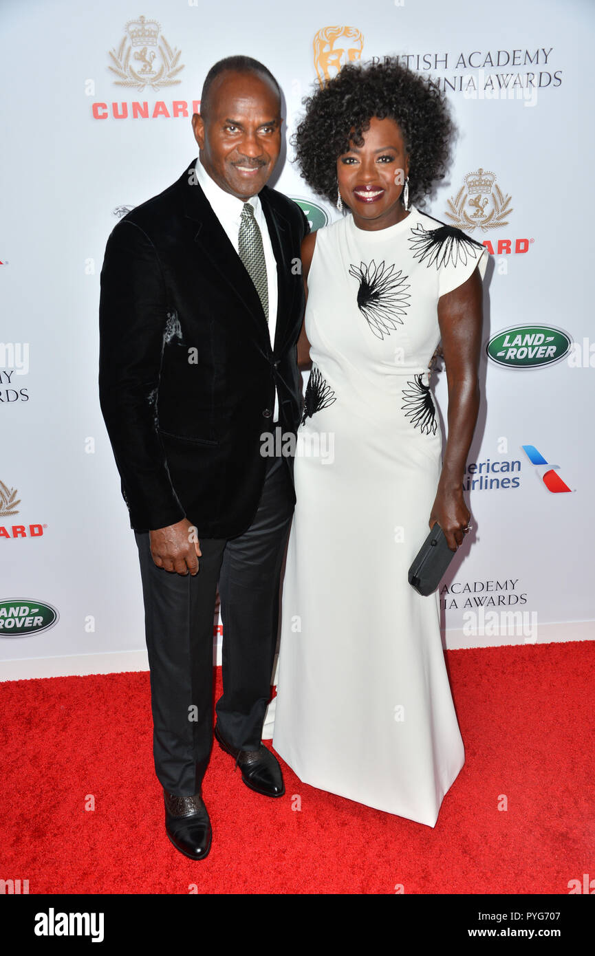 Beverly Hills, California, USA. October 26, 2018: Viola Davis & Julius ...