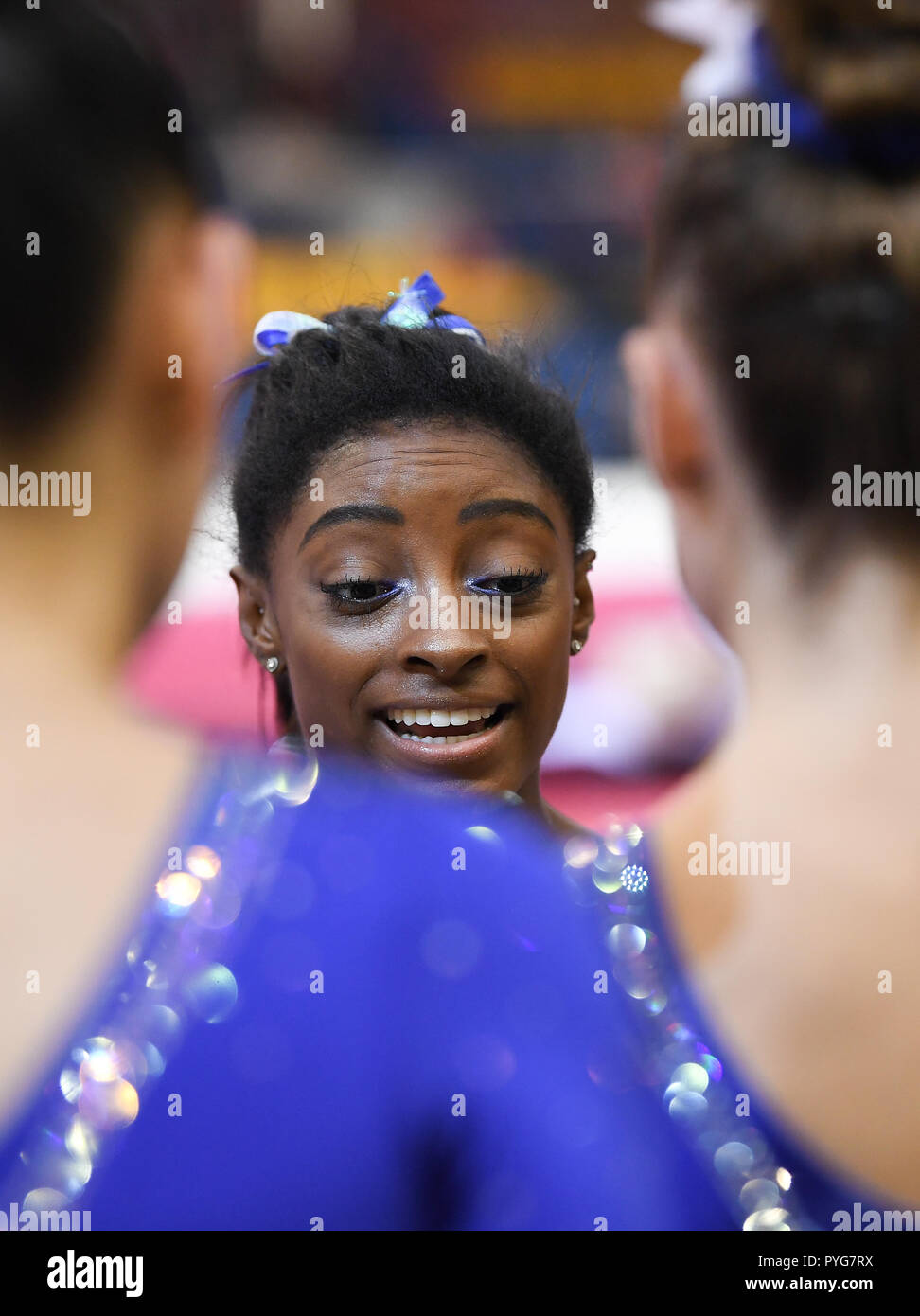 Doha, Katar. 27th Oct, 2018. Simone Biles (USA) portrait, portrait ...