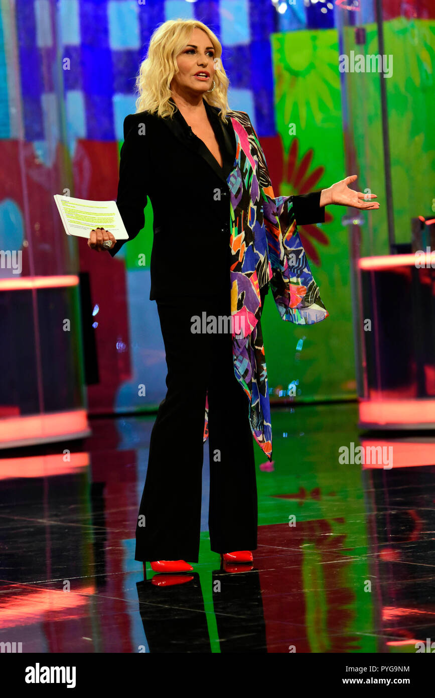 Milan, Italy. 28th Oct, 2018. Milan, RAI - "Portobello" television ...