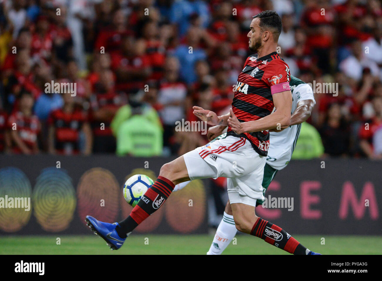 Rio De Janeiro, Brazil. 27th Oct, 2018. Réver during Flamengo vs ...