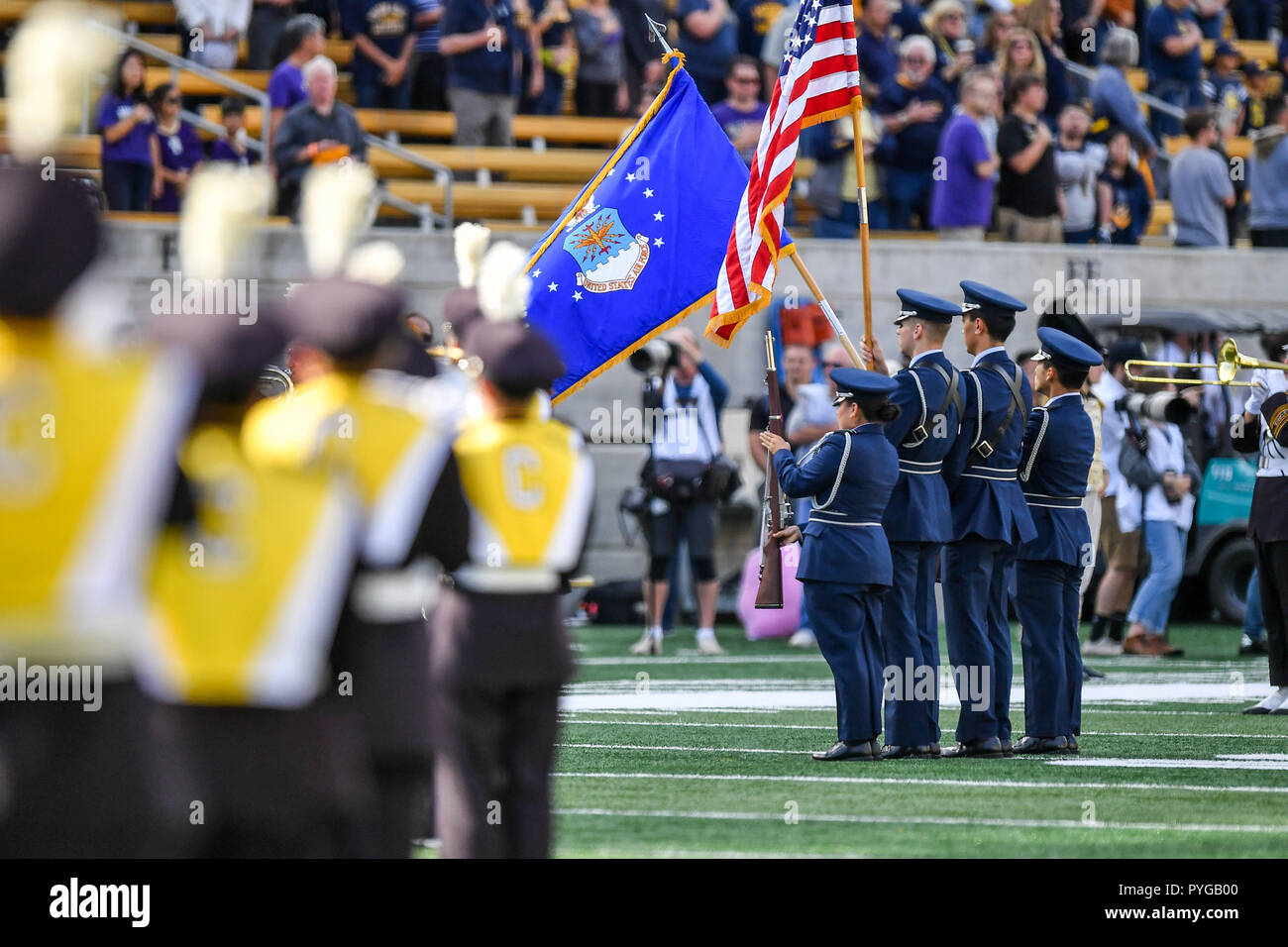 Berkeley, California, USA. 27th Oct, 2018. Cal plays the national ...