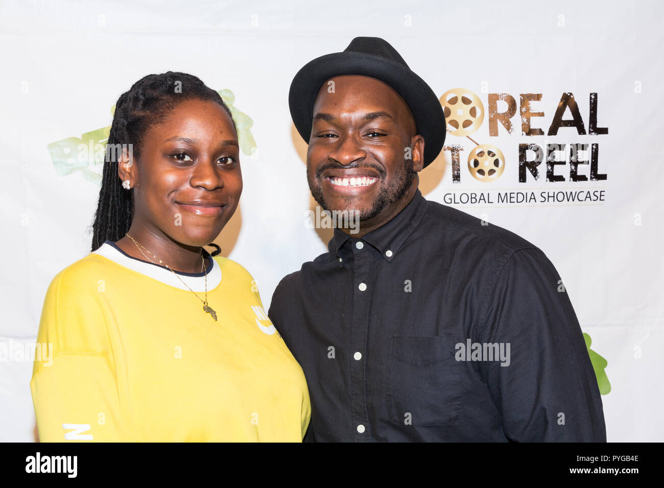 Los Angeles, USA. 27th October, 2018. Kaija Johnson (left) and Disney's ...