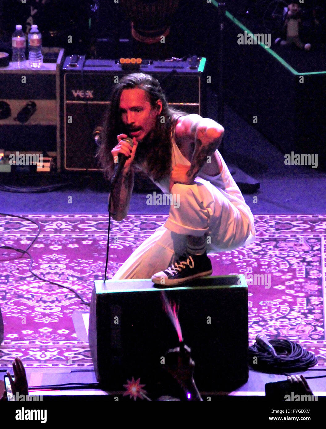 Incubus singer brandon boyd performs hi-res stock photography and ...
