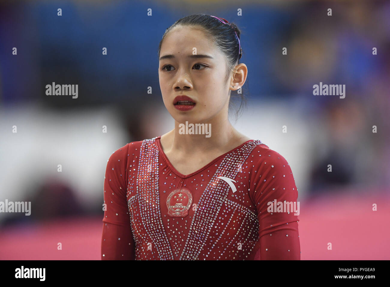 Doha, Qatar. 28th Oct, 2018. LIU TINGTING in action during the second ...