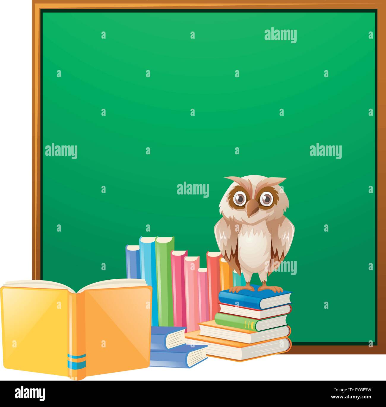 Owl books clipart hi-res stock photography and images - Alamy