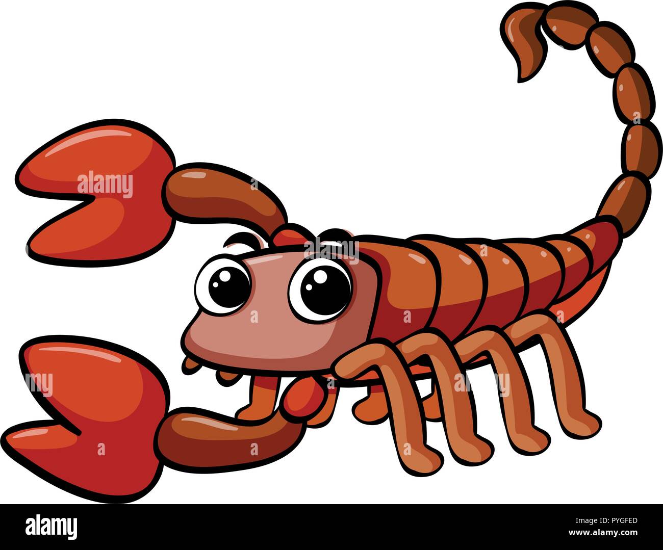 Cute Scorpion Clipart
