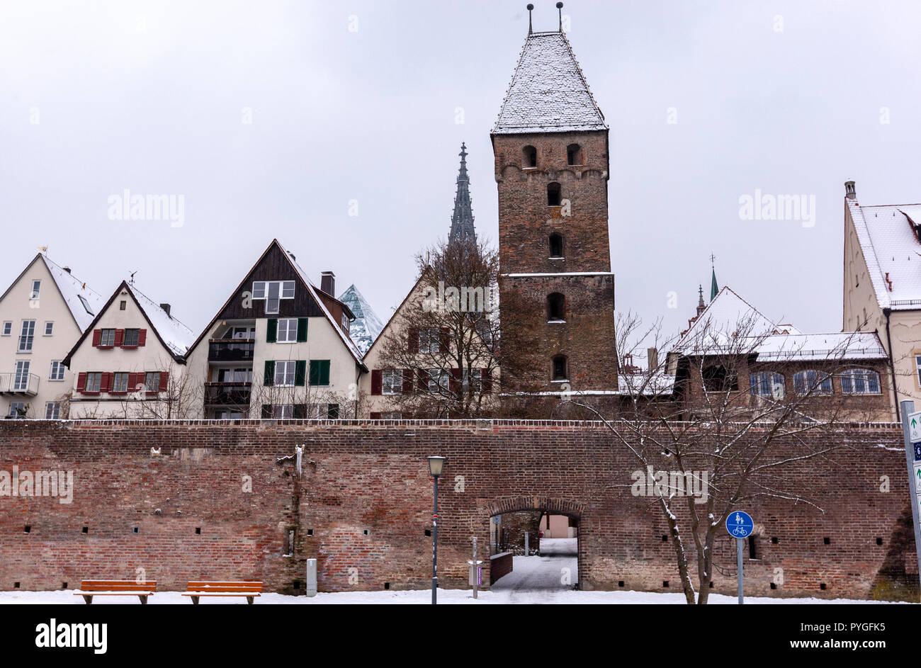City wall of ulm hi-res stock photography and images - Alamy