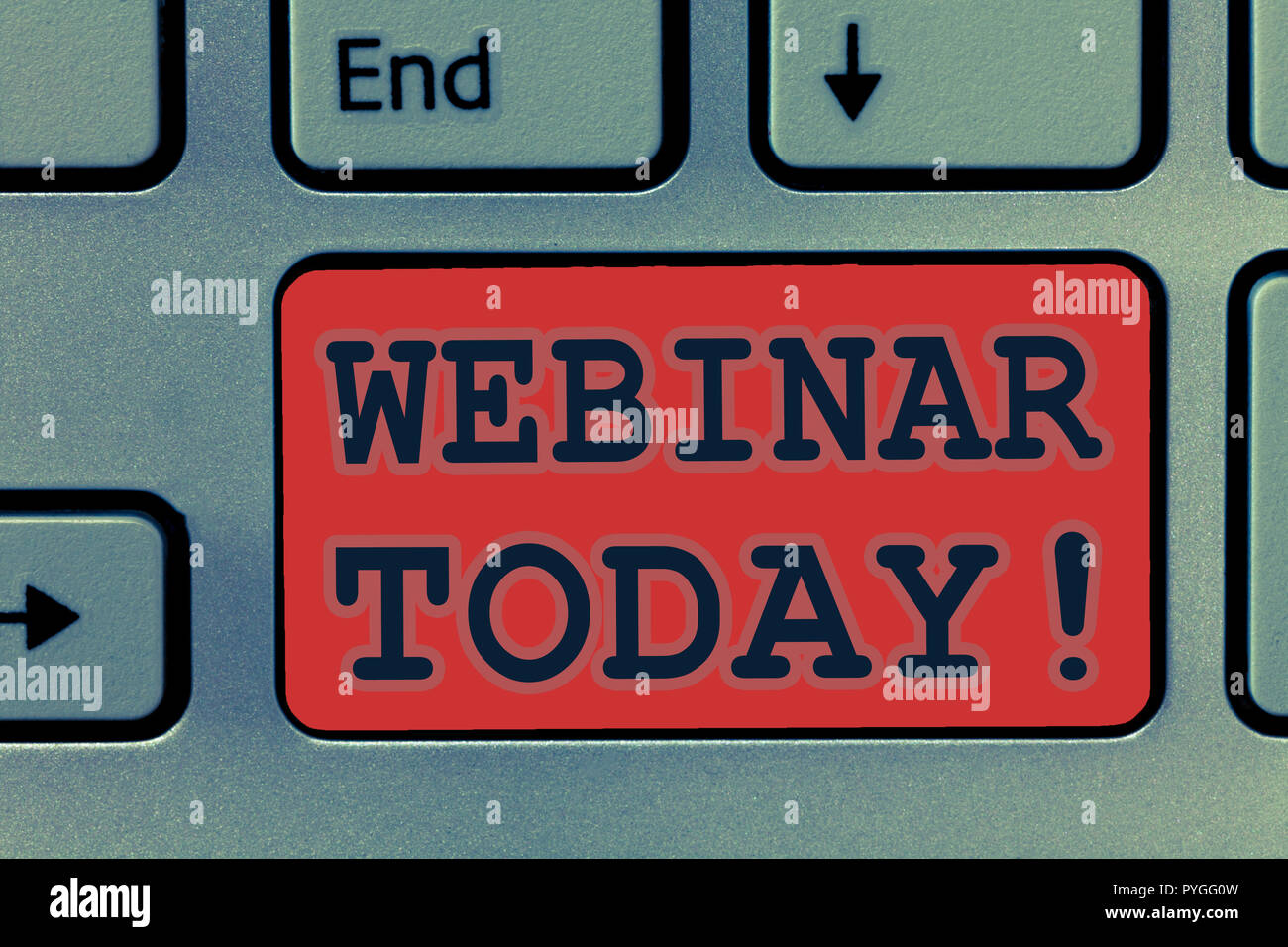 Writing note showing Webinar Today. Business photo showcasing live ...