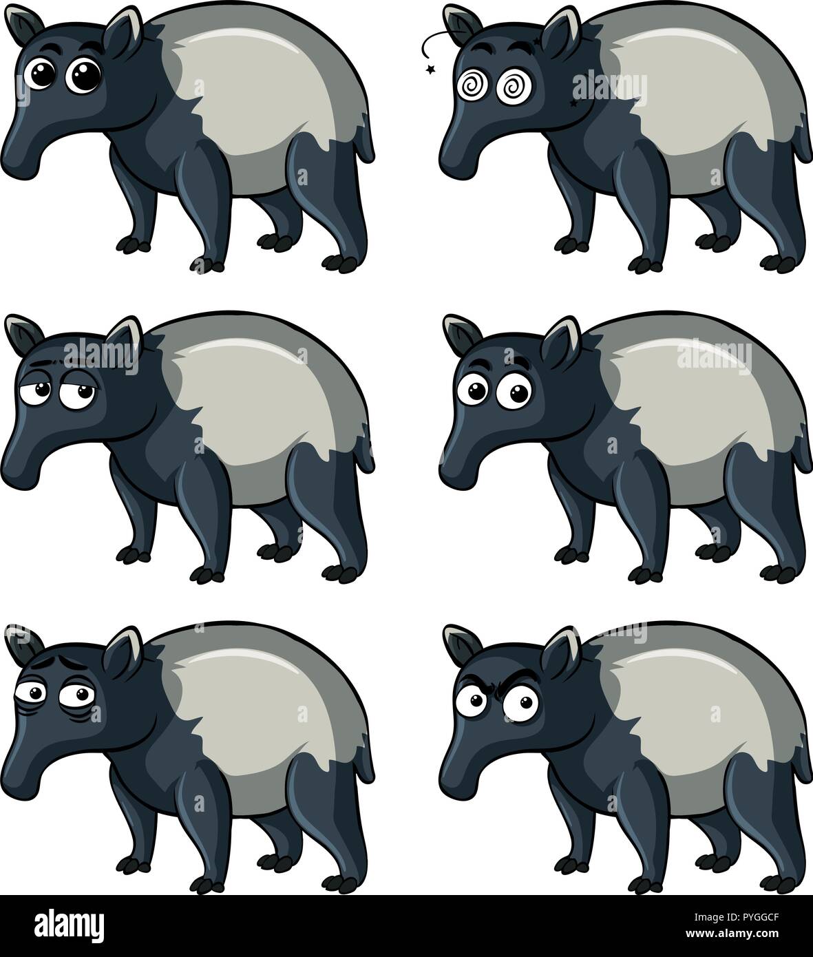 Happy tapir hi-res stock photography and images - Alamy