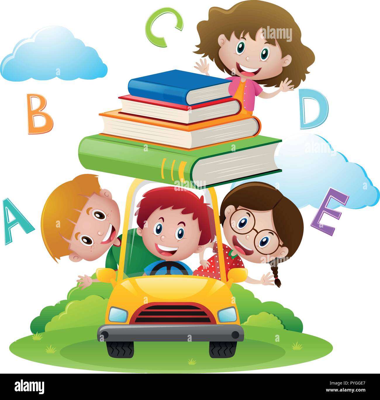 Car books Stock Vector Images - Alamy