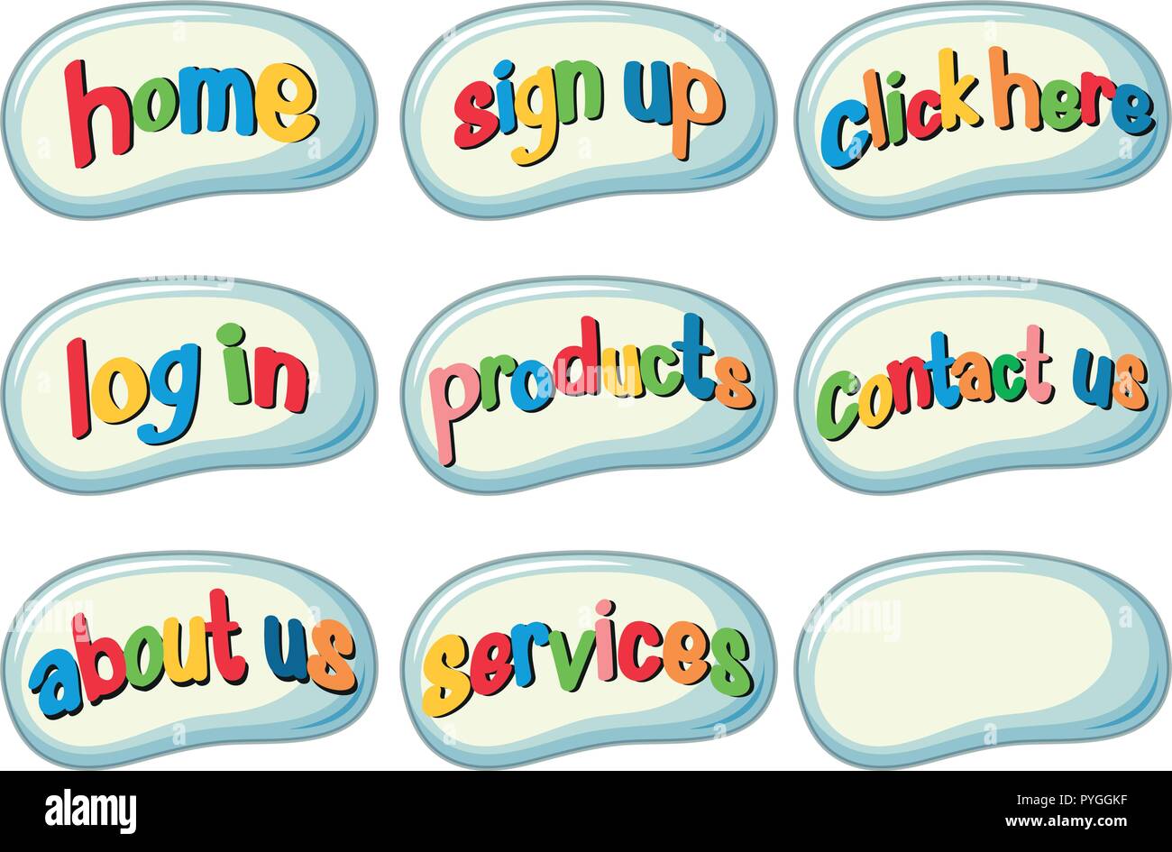 Round Badge Words Stock Vector Images - Alamy