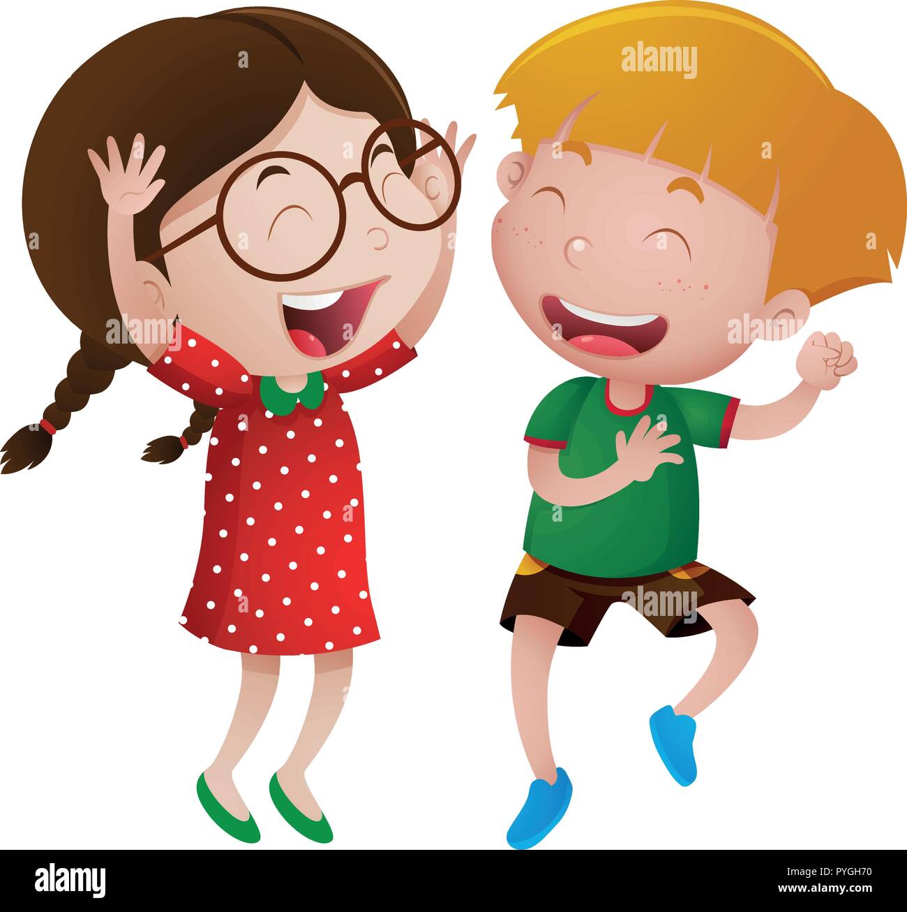 Laughing picture Stock Vector Images - Alamy