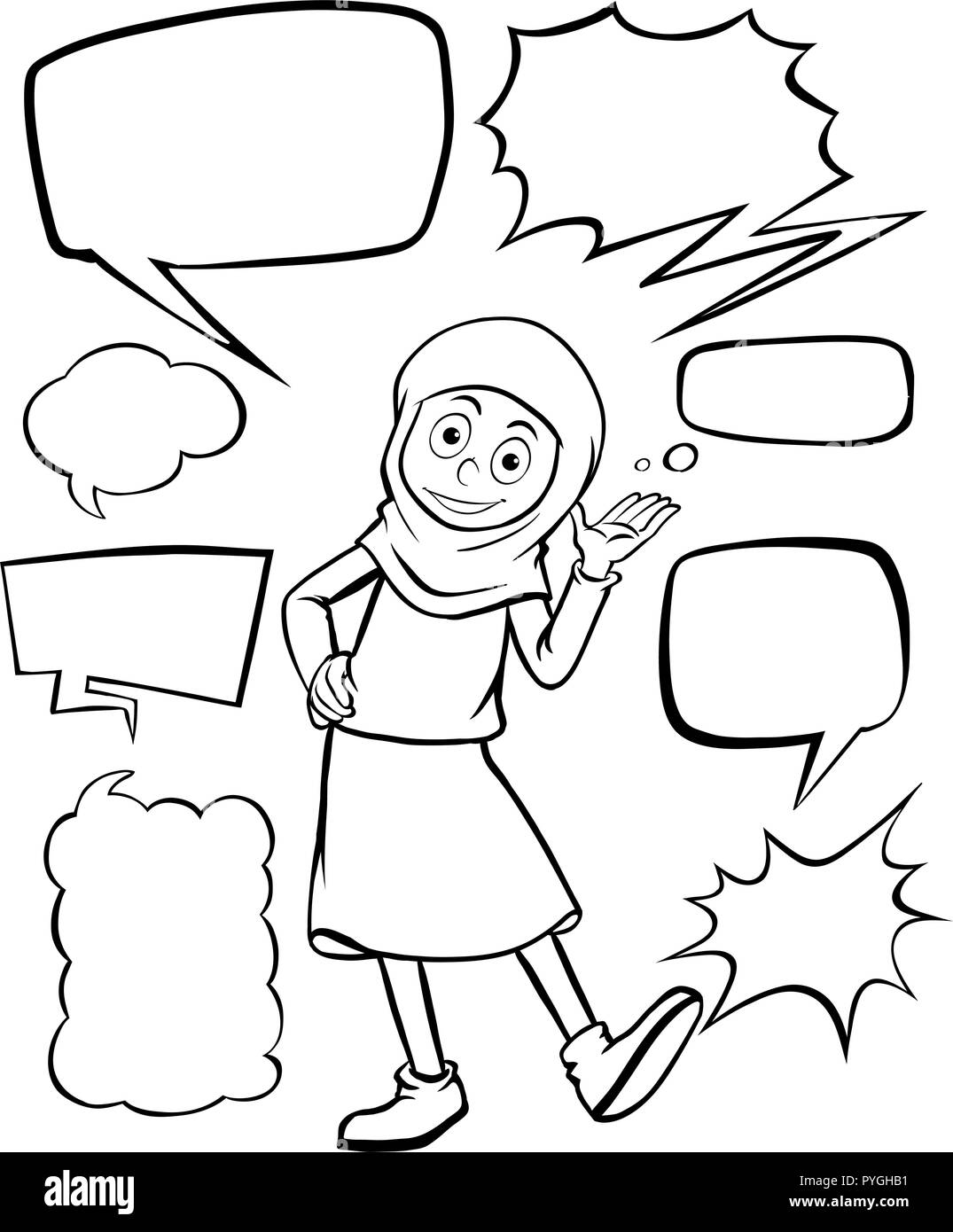 Muslim writing Stock Vector Images - Alamy