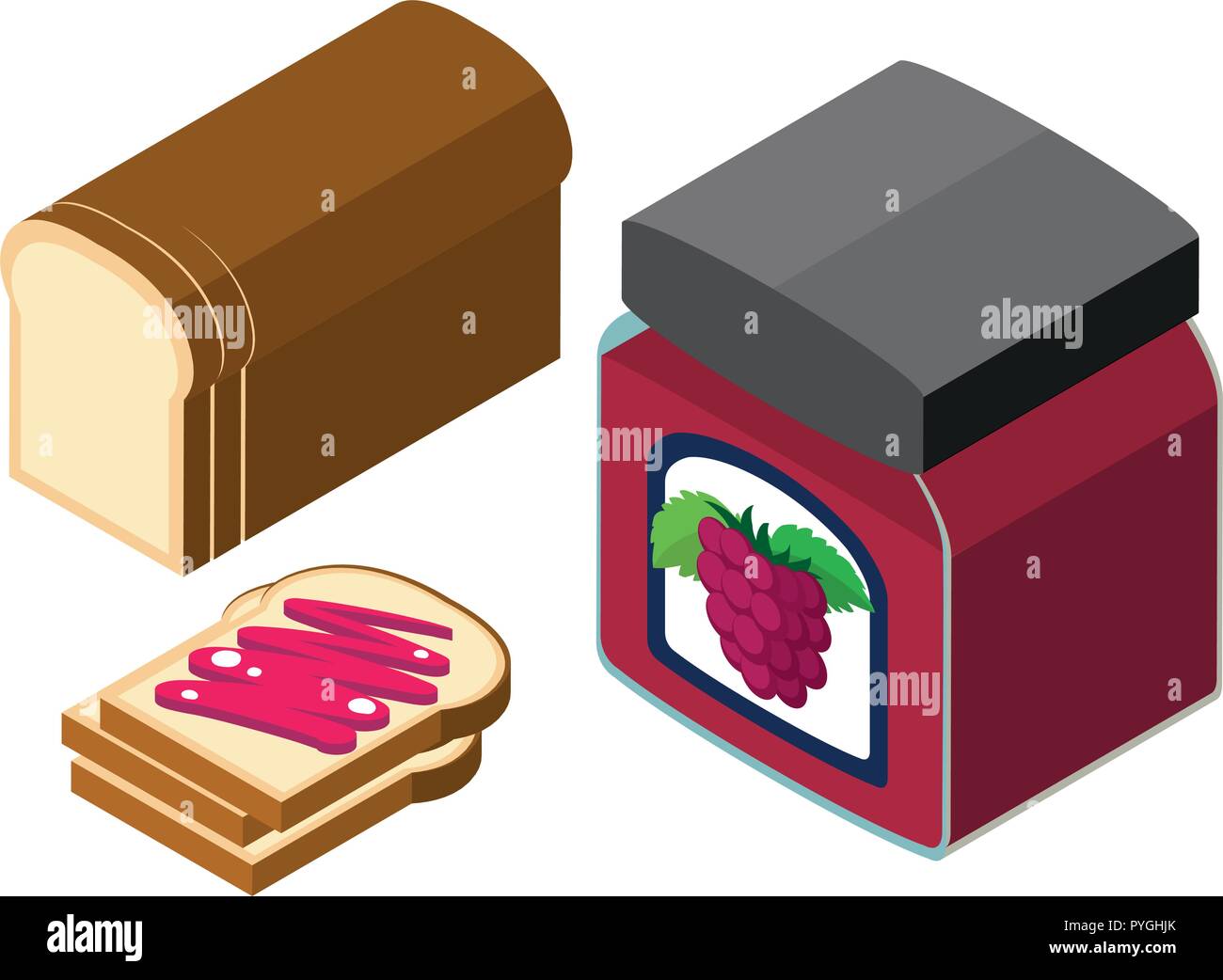 Grapes bread Stock Vector Images - Alamy