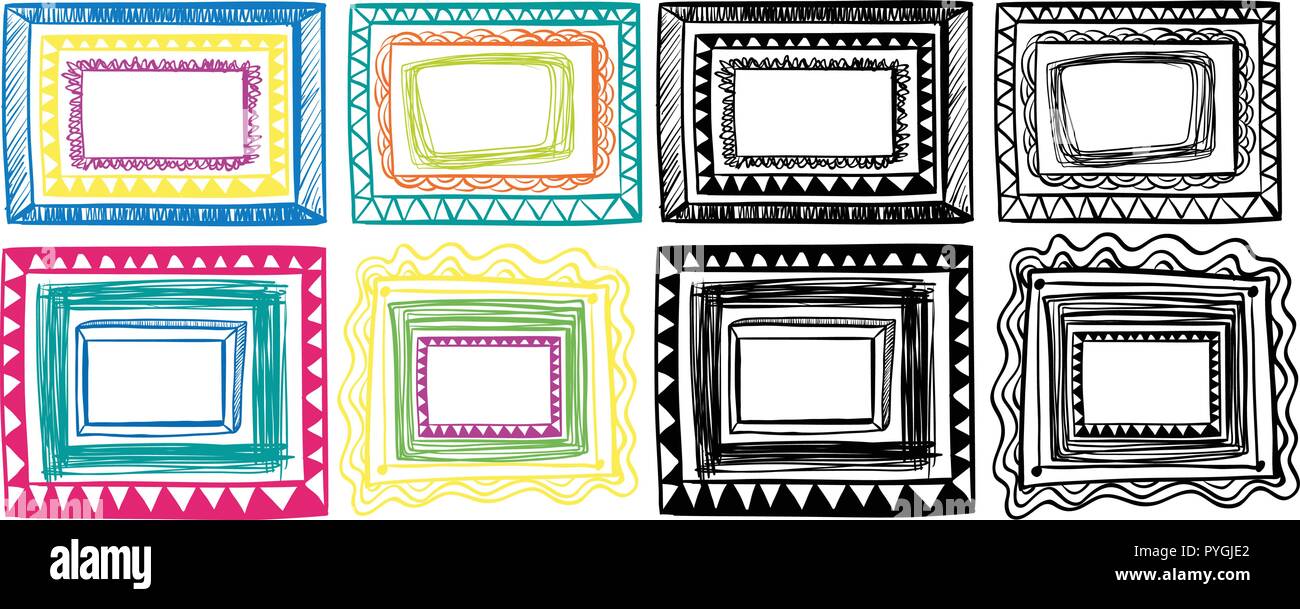 Frame designs Stock Vector Images - Alamy