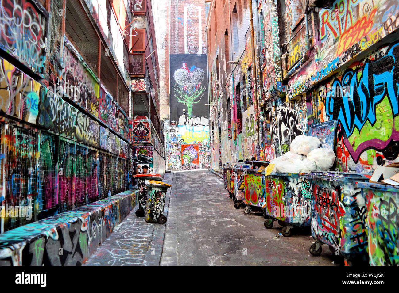 Graffiti in melbourne hi-res stock photography and images - Alamy