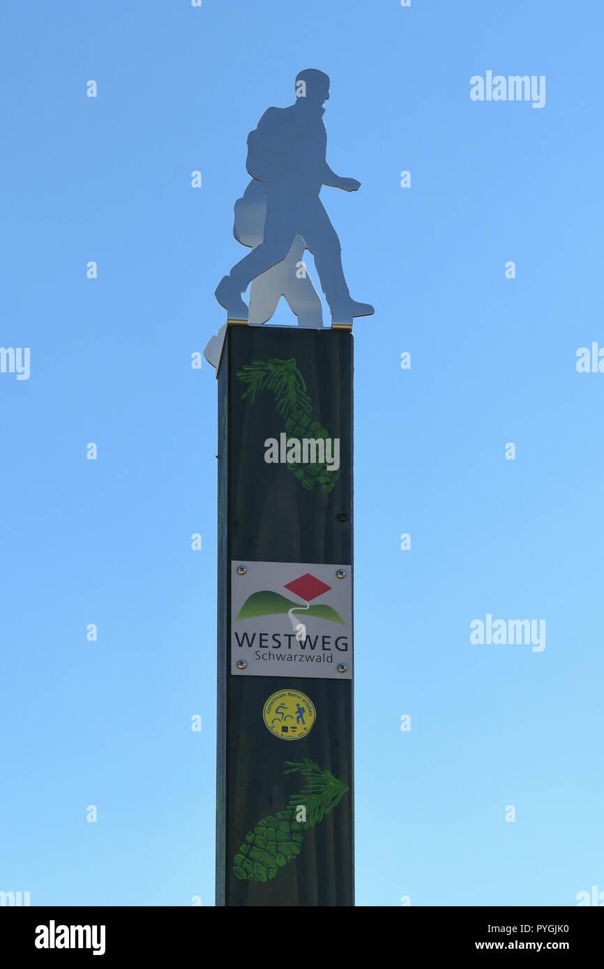 Westway footpath marker hi-res stock photography and images - Alamy