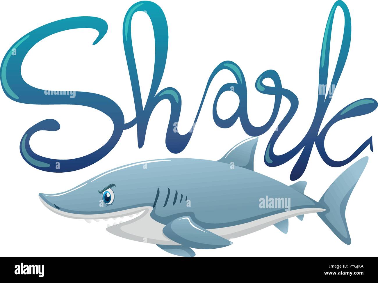 Shark word hi-res stock photography and images - Alamy