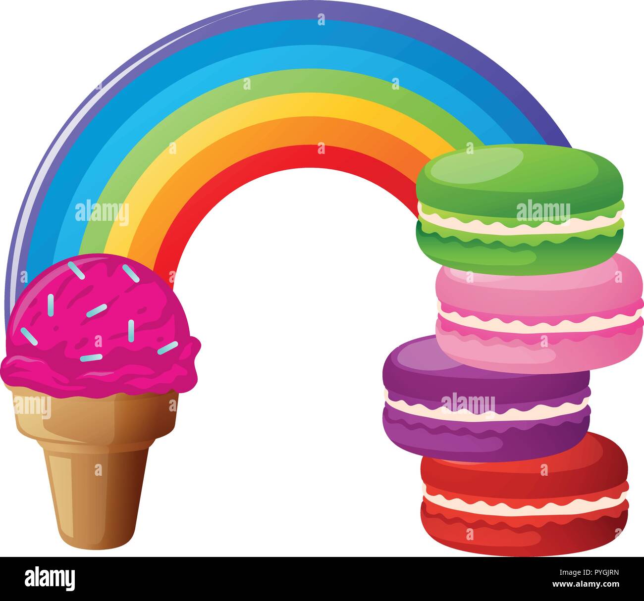 Macarooon Stock Vector Images - Alamy