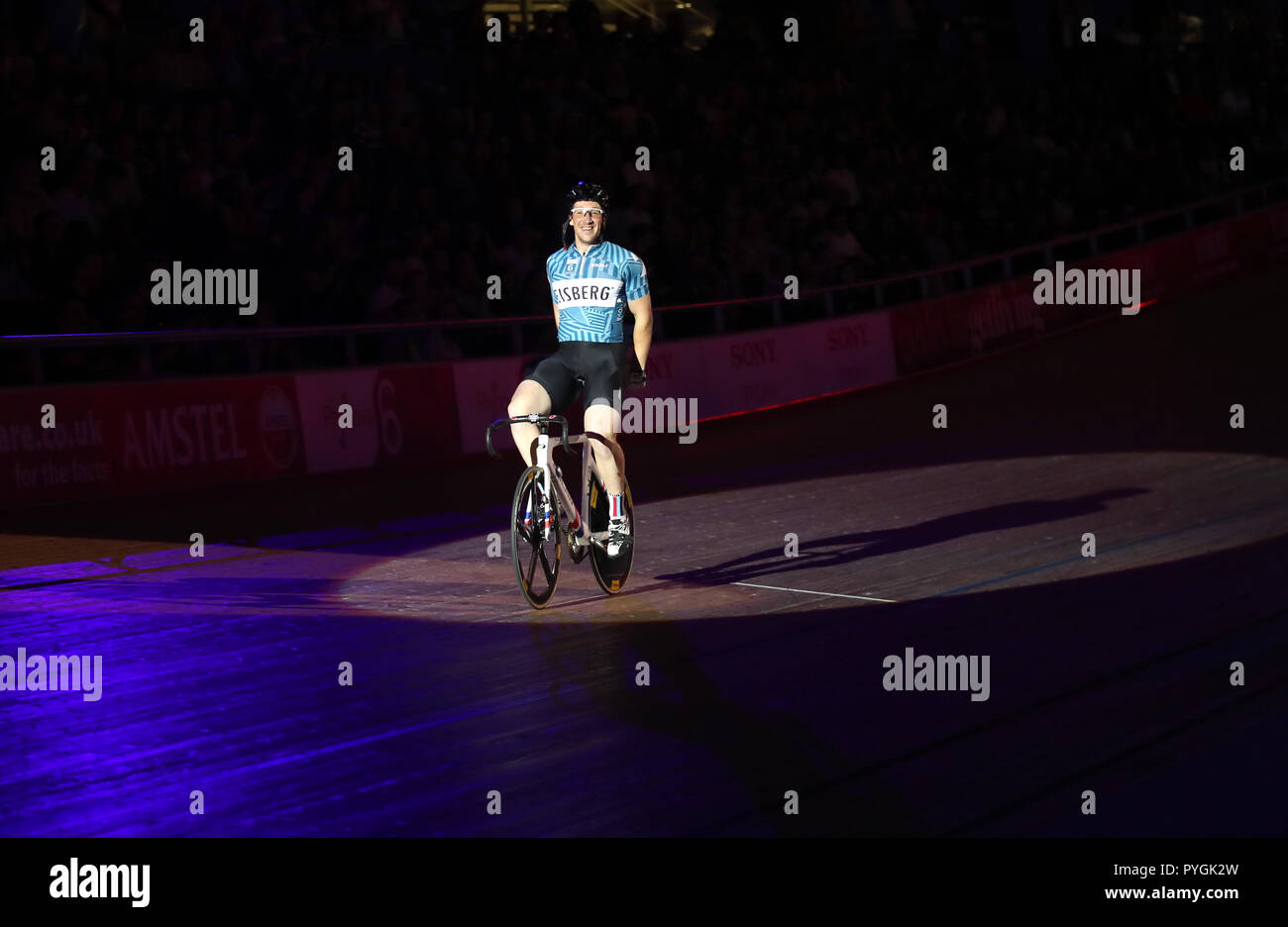 Great Britain's Alexander Spratt celebrates winning the Men's Keiran ...