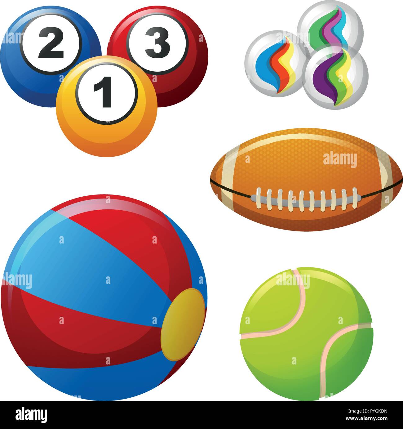 American marbles Stock Vector Images - Alamy