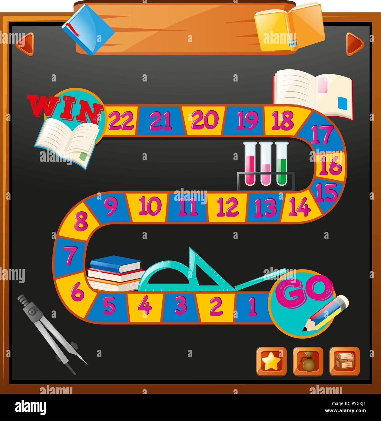 White board maths Stock Vector Images - Alamy