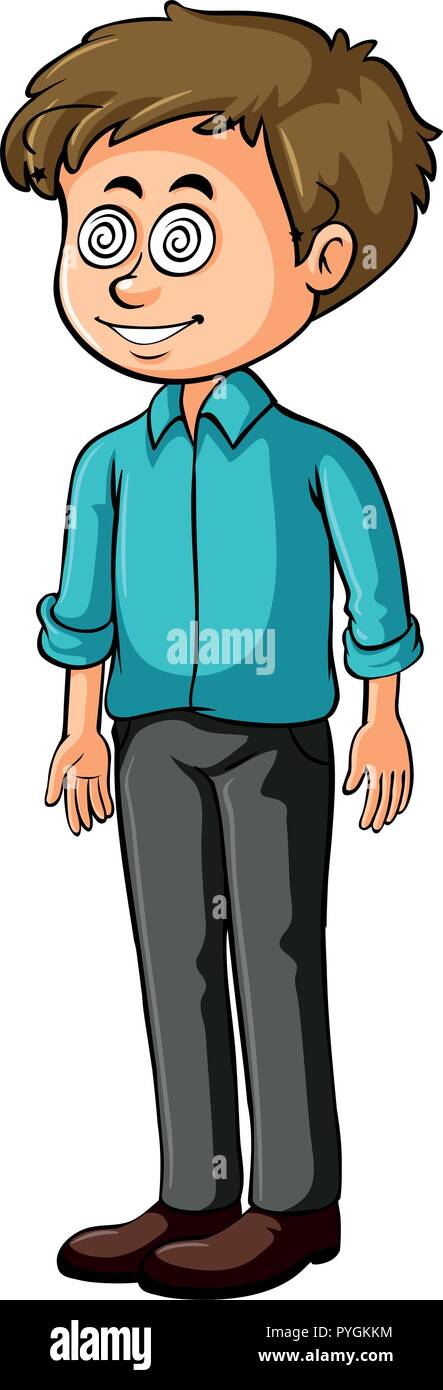 Man with dizzy face illustration Stock Vector Image & Art - Alamy