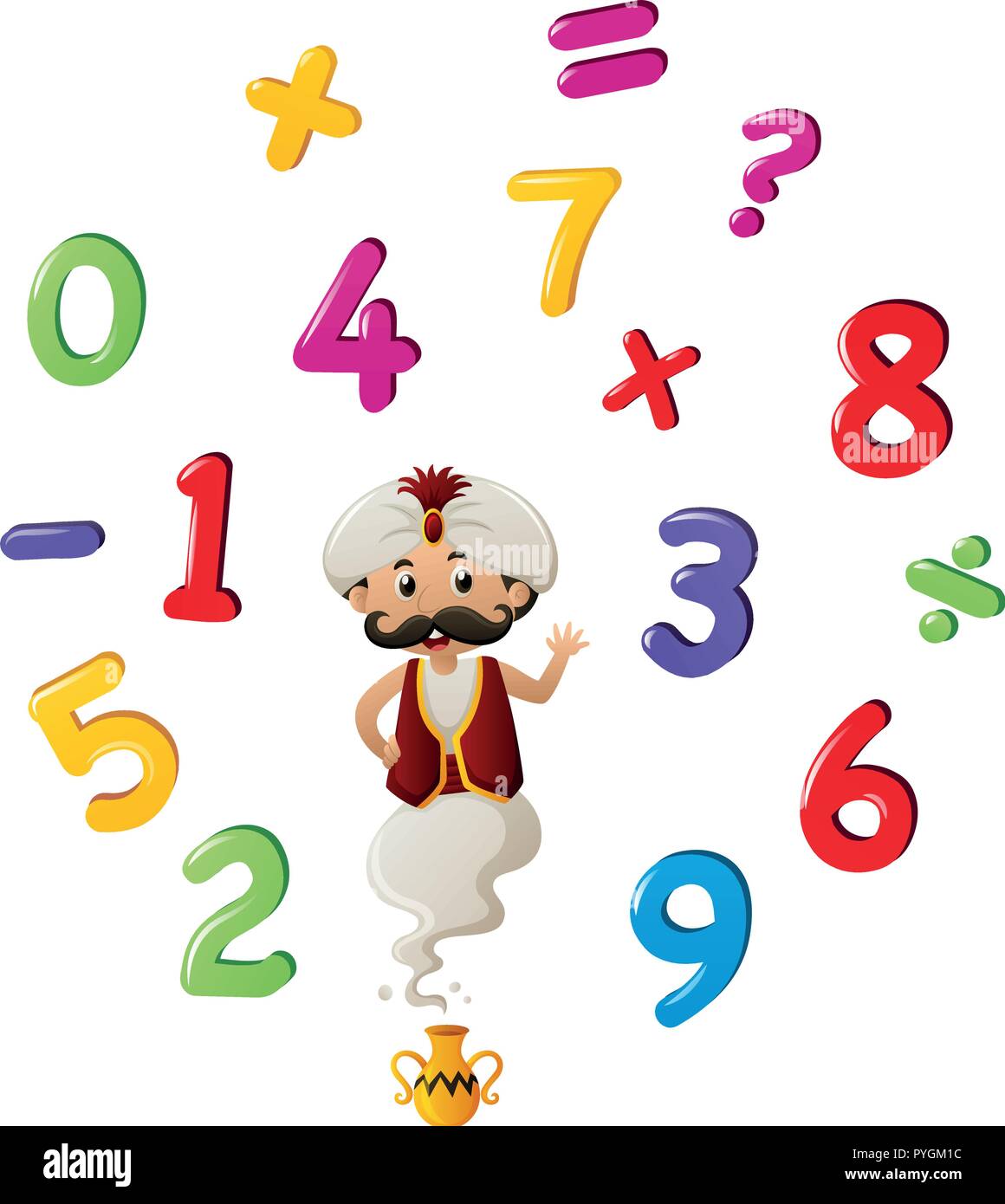 Giant number art Stock Vector Images - Alamy