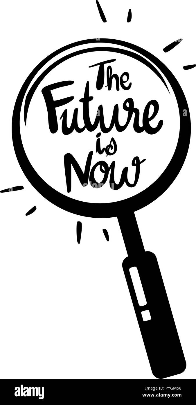 Word expression for future is now illustration Stock Vector Image & Art ...