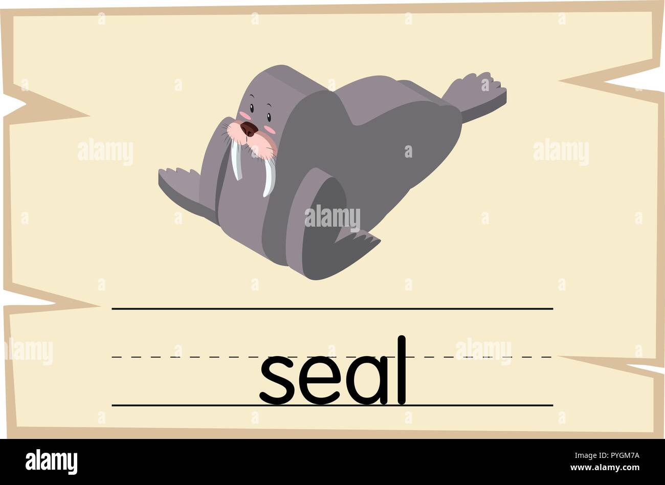 Seal letters Stock Vector Images - Alamy