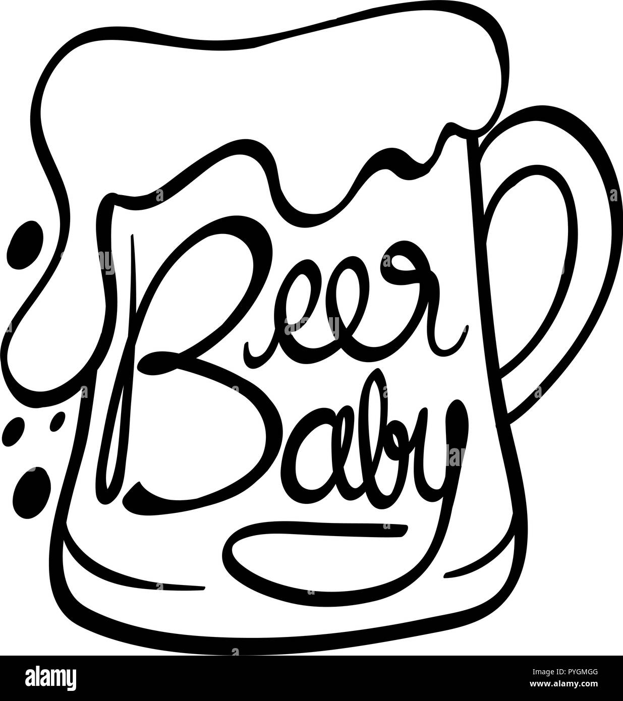 Beer word Stock Vector Images - Alamy
