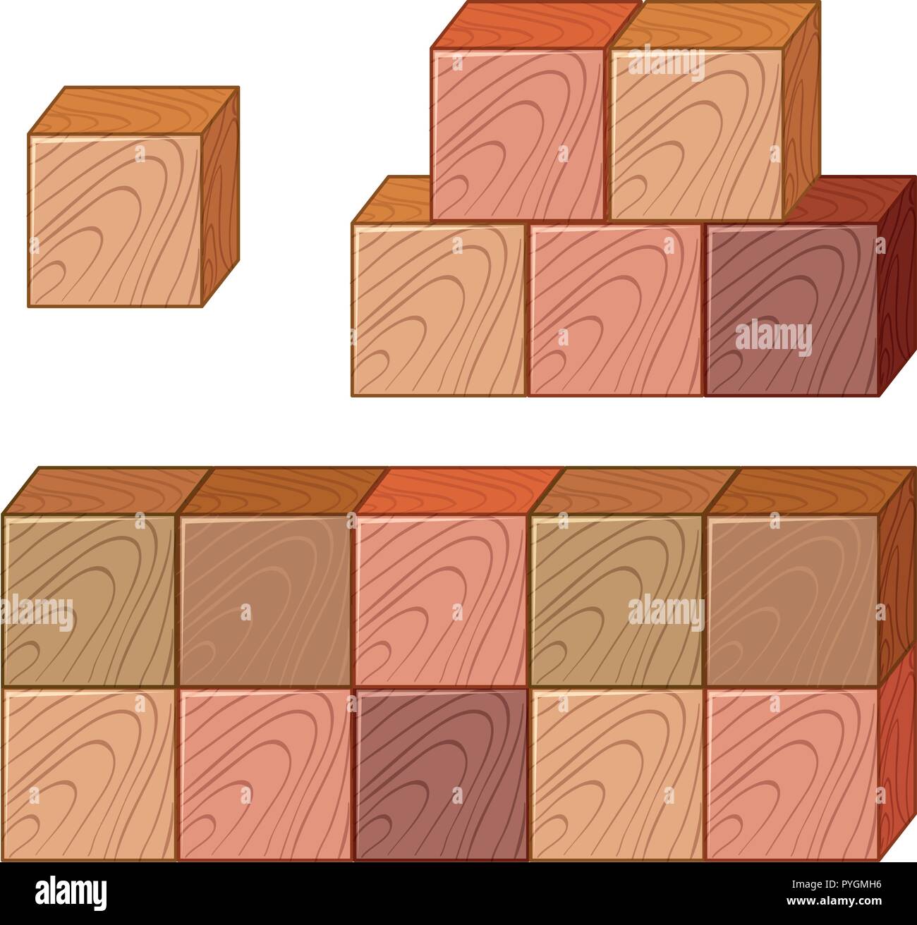 Many cubes Stock Vector Images - Alamy