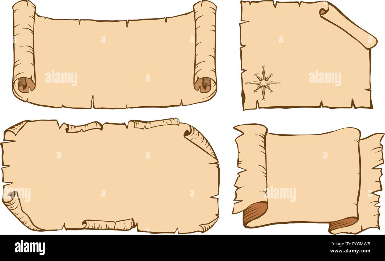 Four design for paper templates illustration Stock Vector Image & Art ...