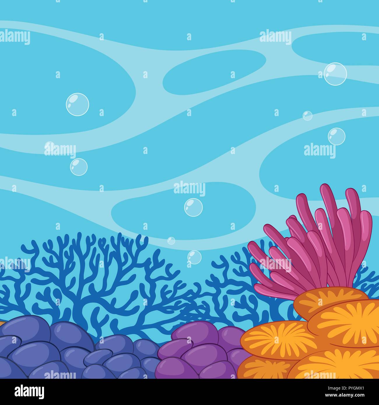 Coral Reef Background Clipart