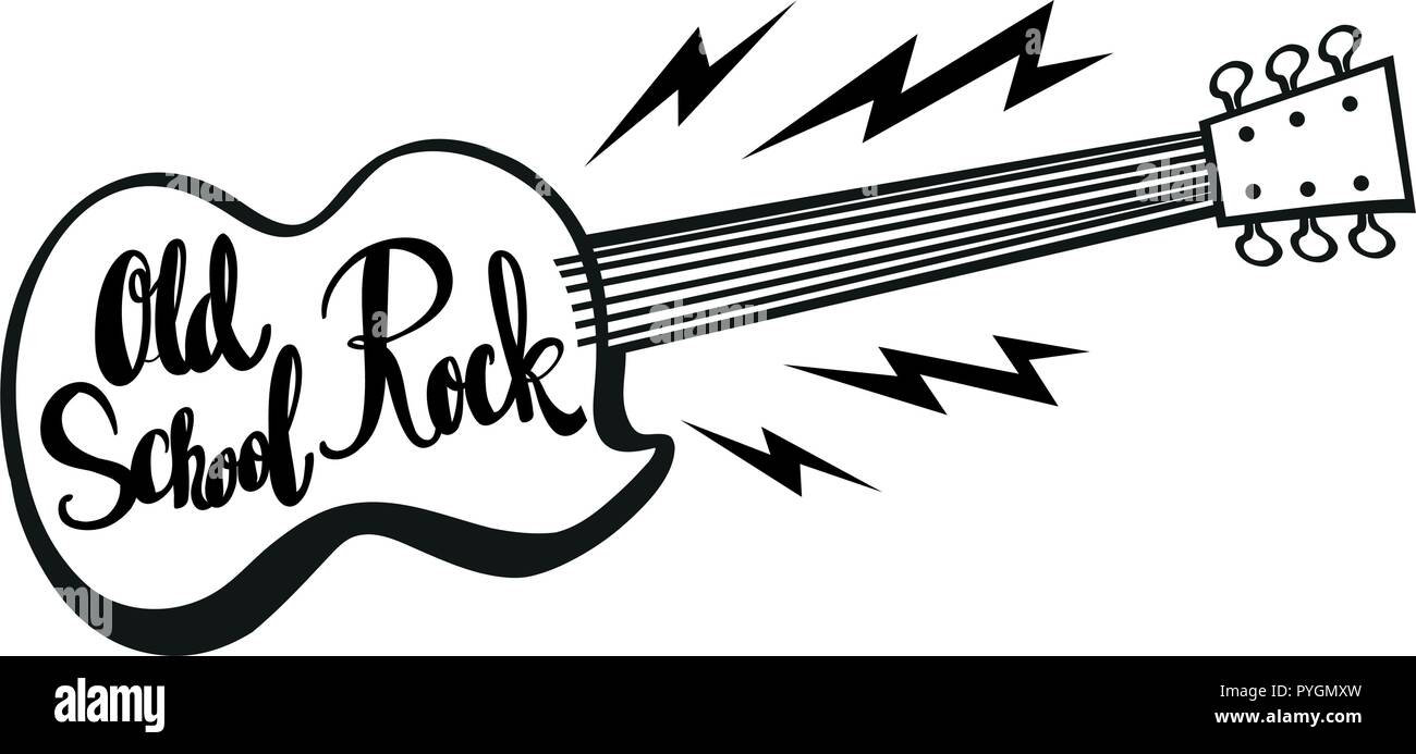 School Of Rock Poster Stock Vector Images - Alamy