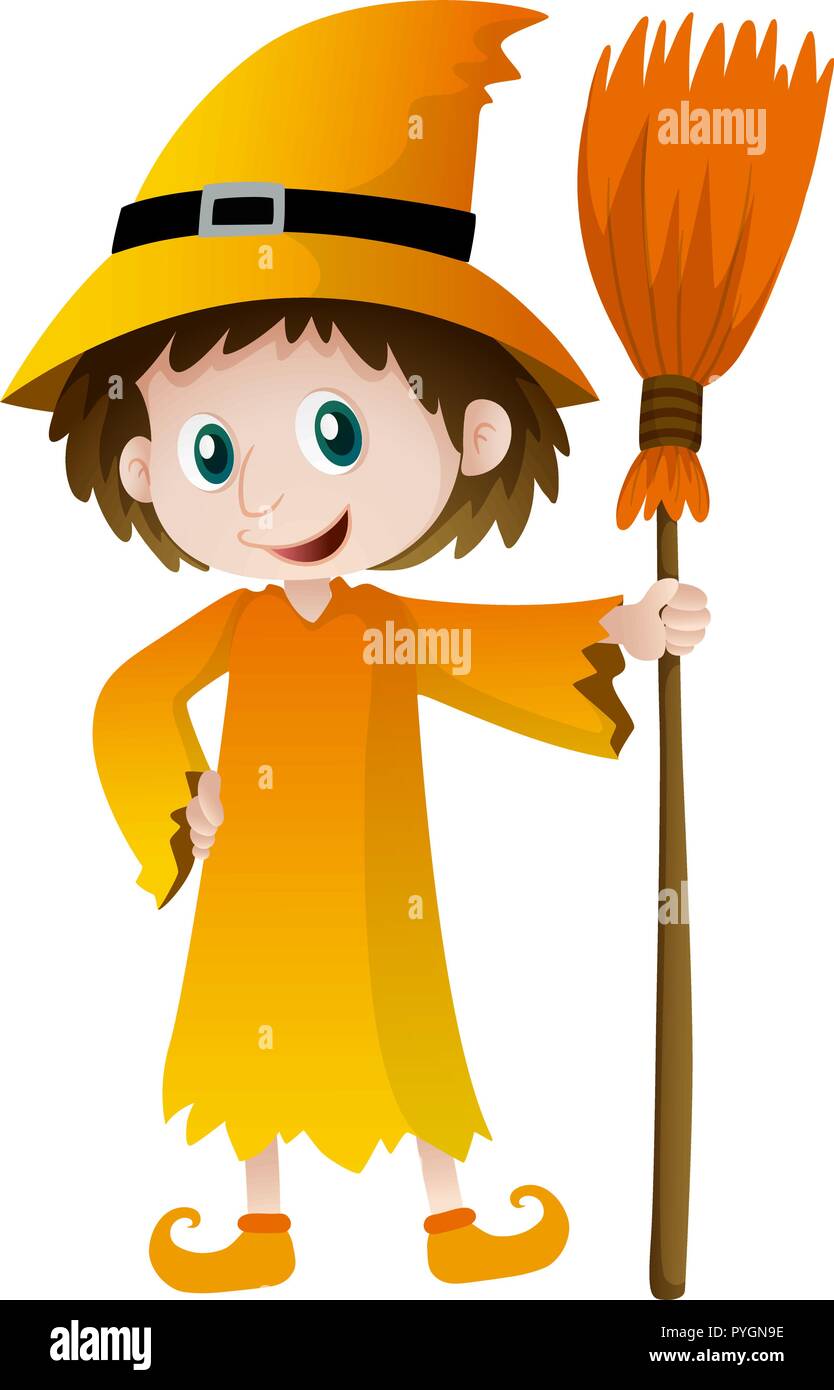 Witch holding spell magic Stock Vector Images - Alamy