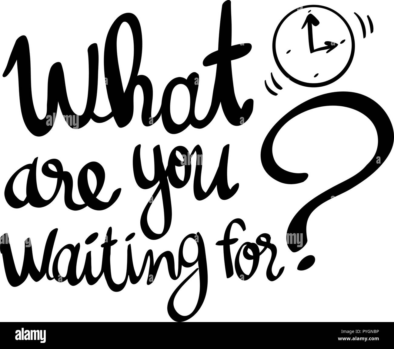 Waiting for picture Stock Vector Images - Alamy