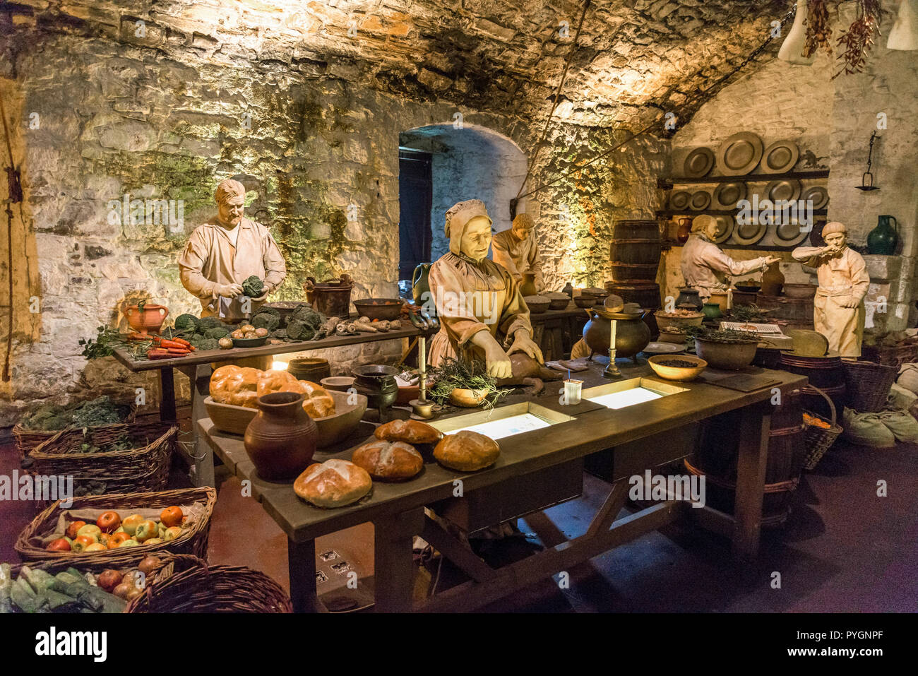 One of the scenes in The Great Kitchens exposition in the Outer Close ...